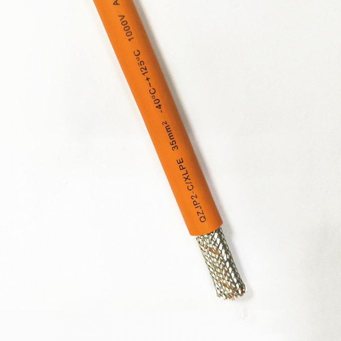 DC 1000V TPU Sheath Electric Vehicle Cable With Bare Copper Wire Core