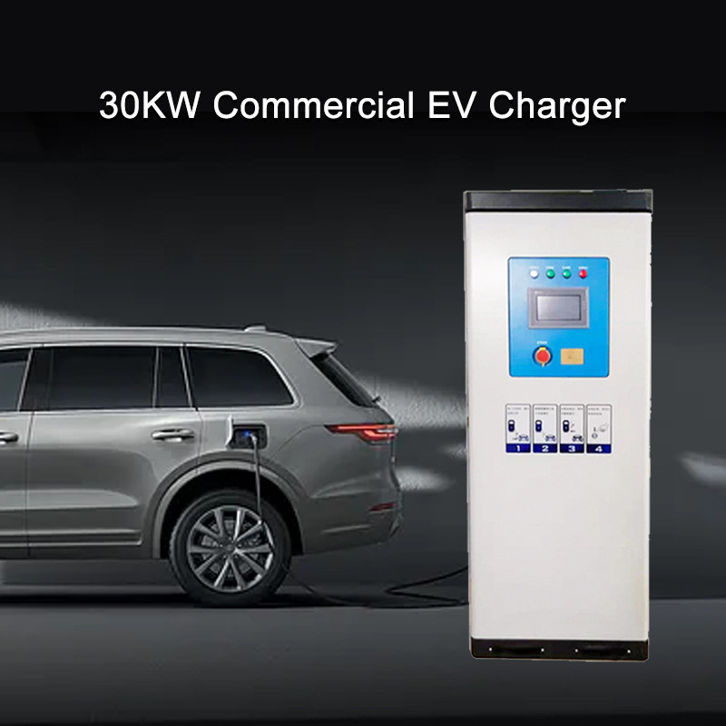 30KW CE Certificate DC EV Charger OCPP1.6 Ethernet/4G/wifi IP54 Touch ...