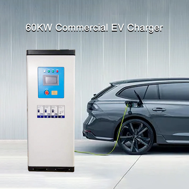 60KW CE Certificate Commercial DC EV Charger OCPP1.6 Ethernet/Wifi/4G ...