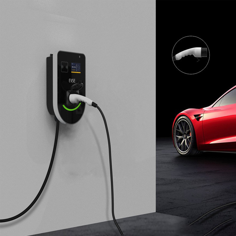 60HZ AC Wall Box EV Charger High Compatibility In Residential Parking Lots