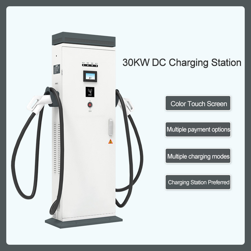 30KW CCS CE Certificate Fast EV DC Charging Stations OCPP1.6 RFID Card ...